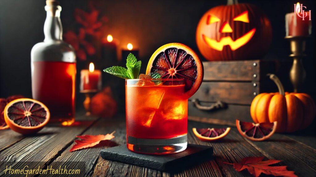 Blood Orange Bourbon Smash
